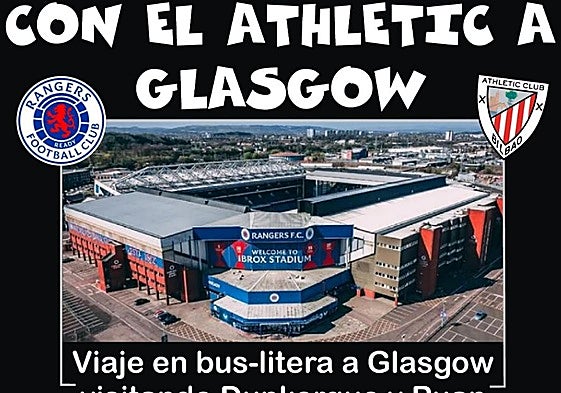 La Peña Deusto del Athletic organiza un viaje a Glasgow en autobús con ...