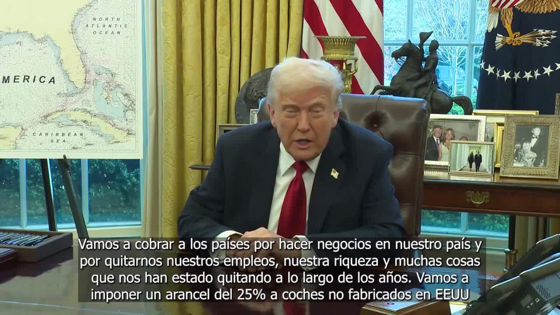 Trump anuncia un arancel del 25% a los automóviles fabricados fuera de Estados Unidos | El Correo