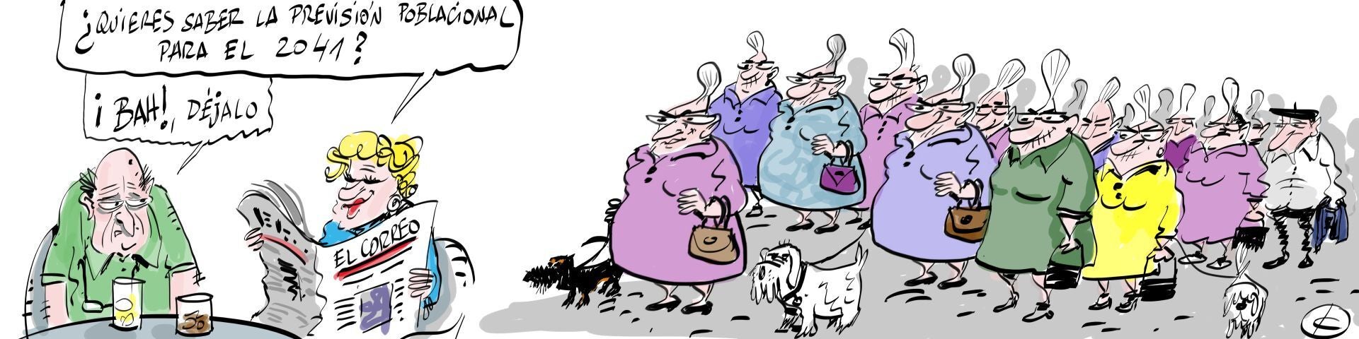 La viñeta de Cerrajería sobre la evolución de la población en Álava ...