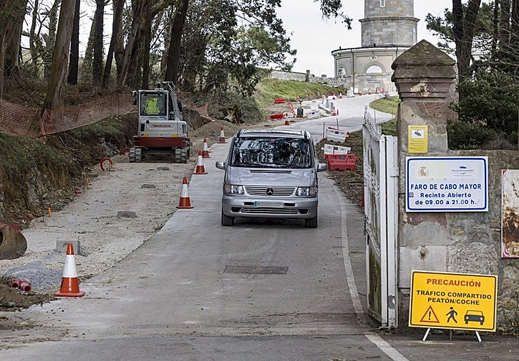 La obra de los accesos a Cabo Mayor «avanzan» sin retraso y finalizarán ...