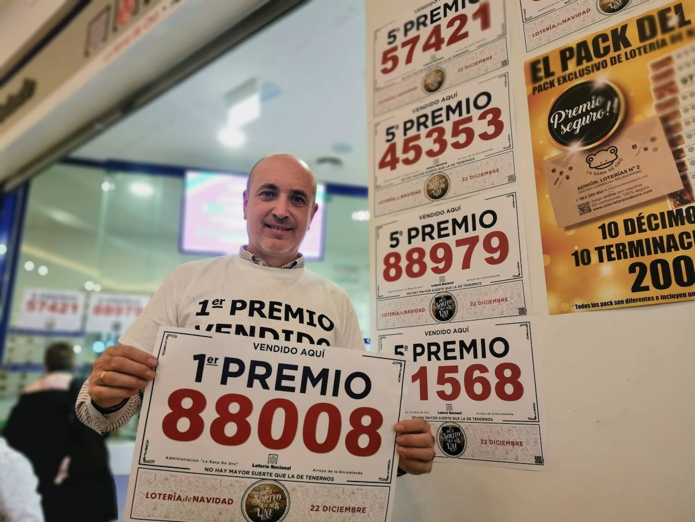 La Rana de Oro de Río Shopping vuelve a traer suerte | El Norte de Castilla