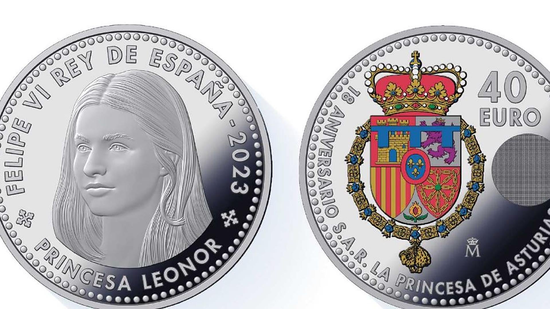 Así es la moneda conmemorativa de la princesa Leonor | El Norte de Castilla