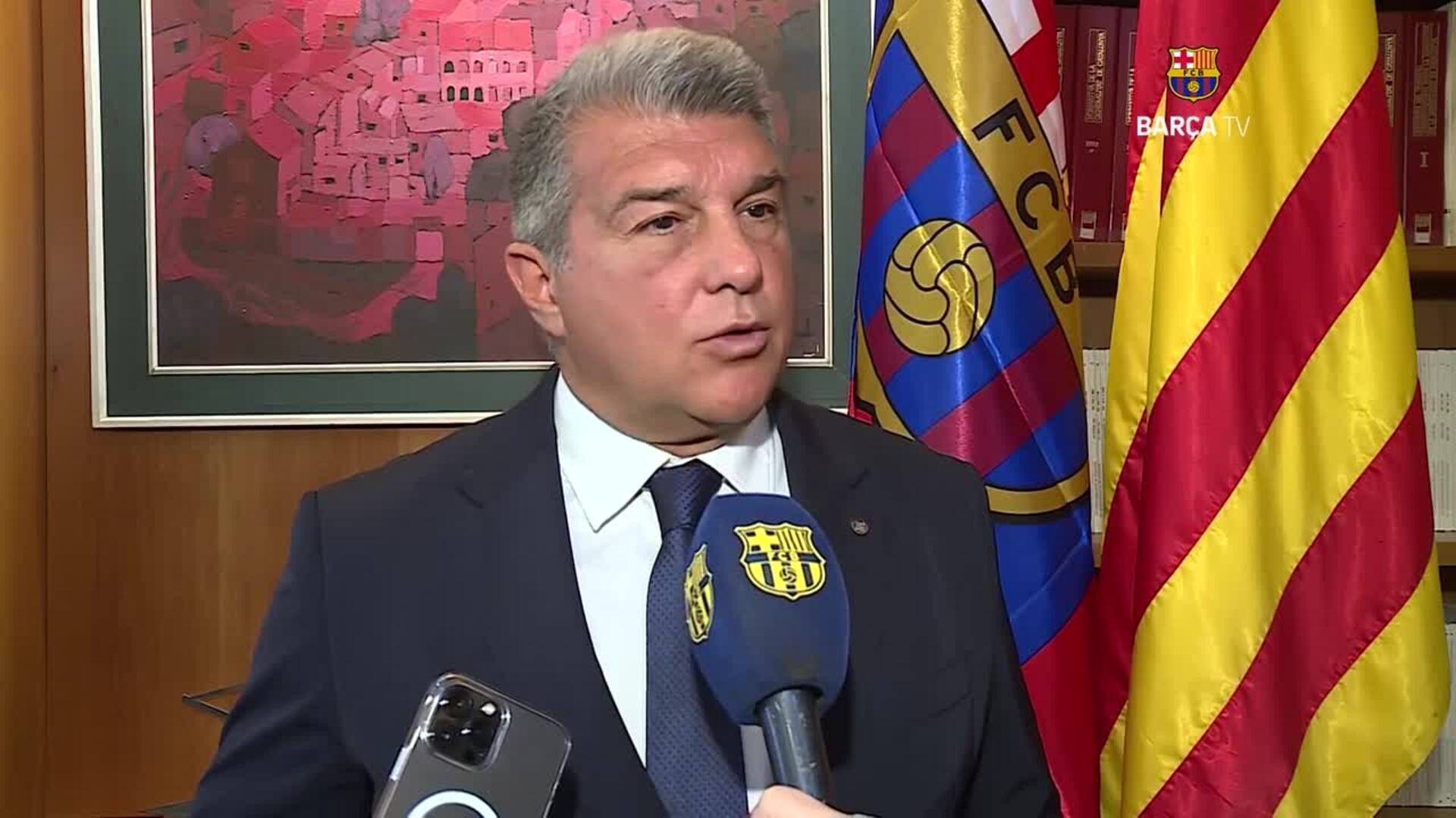 Laporta: "No es casualidad que salgan estas informaciones ahora" | El ...