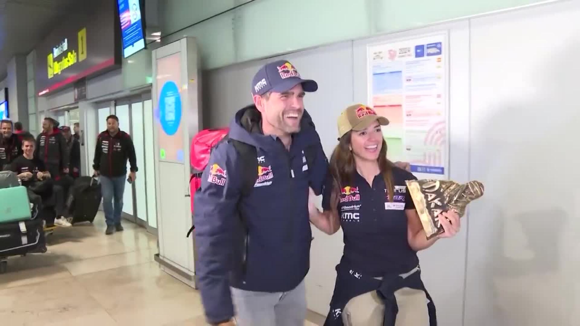 Carlos Sainz y Cristina Gutiérrez regresan a España como campeones del Rally Dakar 2024 | El ...