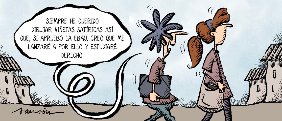 Rafa Vega: La viñeta de Sansón: 'Útiles de dibujo' | El Norte de Castilla