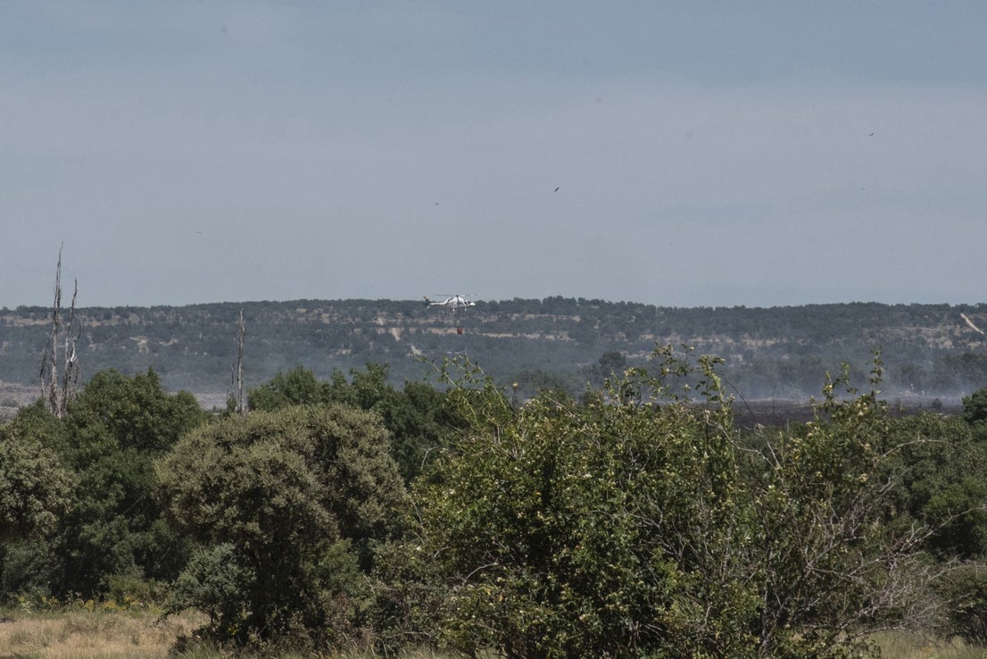 Fotografías del incendio en Santo Domingo de Pirón | El Norte de Castilla