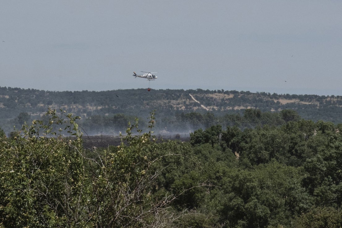 Fotografías del incendio en Santo Domingo de Pirón | El Norte de Castilla
