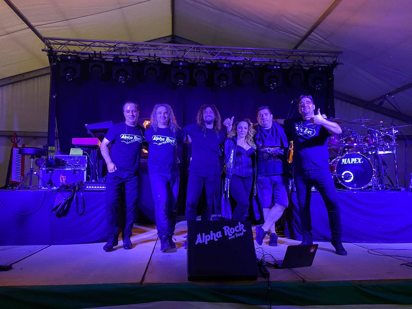 Alpharock estuvo este domingo en el escenario del Monumental con poco ...