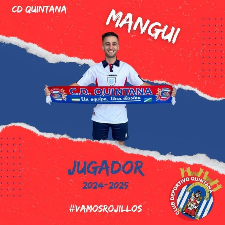 'Mangui' jugará su cuarta temporada en el CD Quintana | Hoy