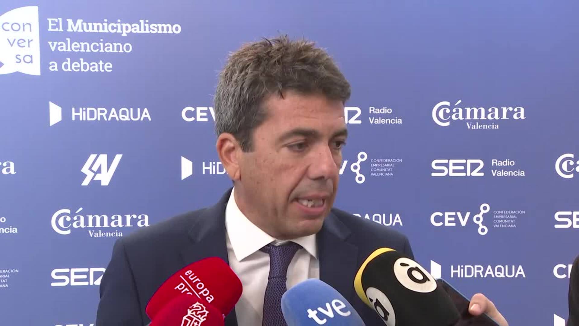 Mazón afirma que la Generalitat se está "armando jurídicamente" contra ...