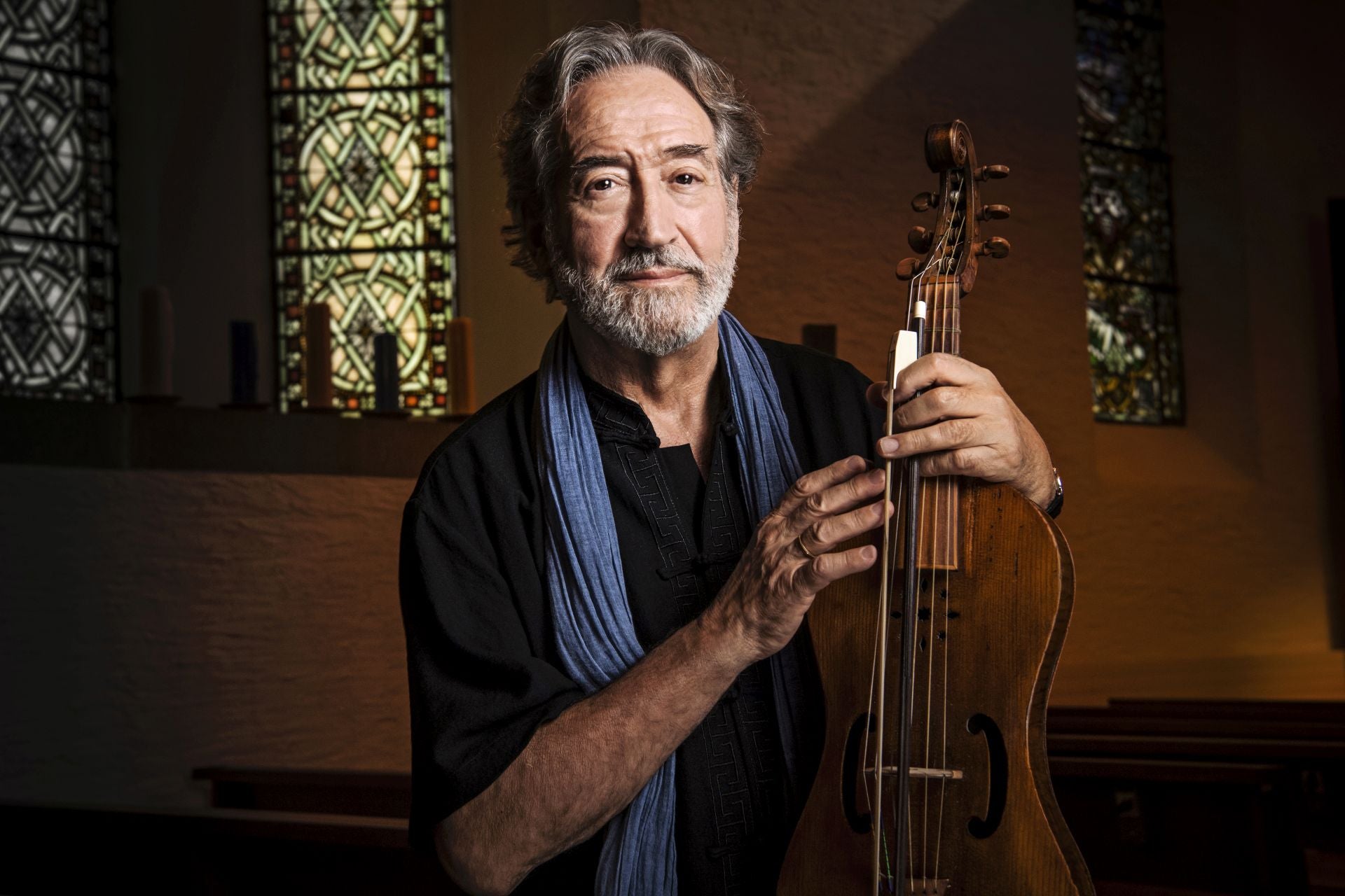 El célebre violagambista Jordi Savall actúa el viernes en el López de ...