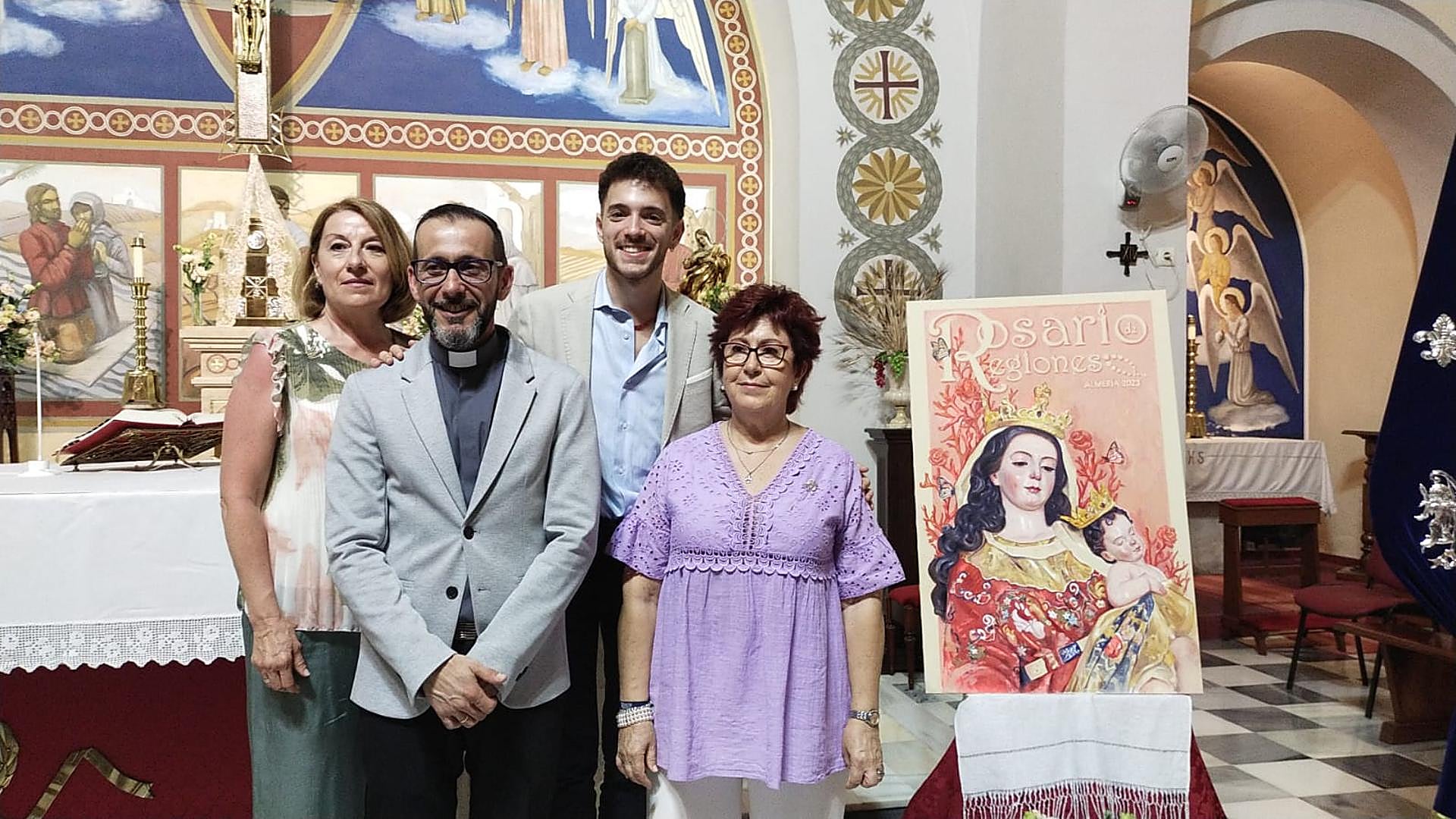 Regiones ya tiene cartel para la procesión de la Virgen del Rosario ...