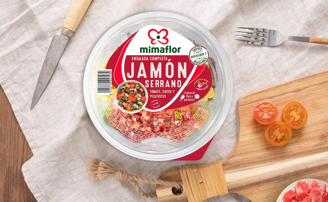Mimaflor lanza la ensalada con Jamón Serrano con nuevo aliño y más ...