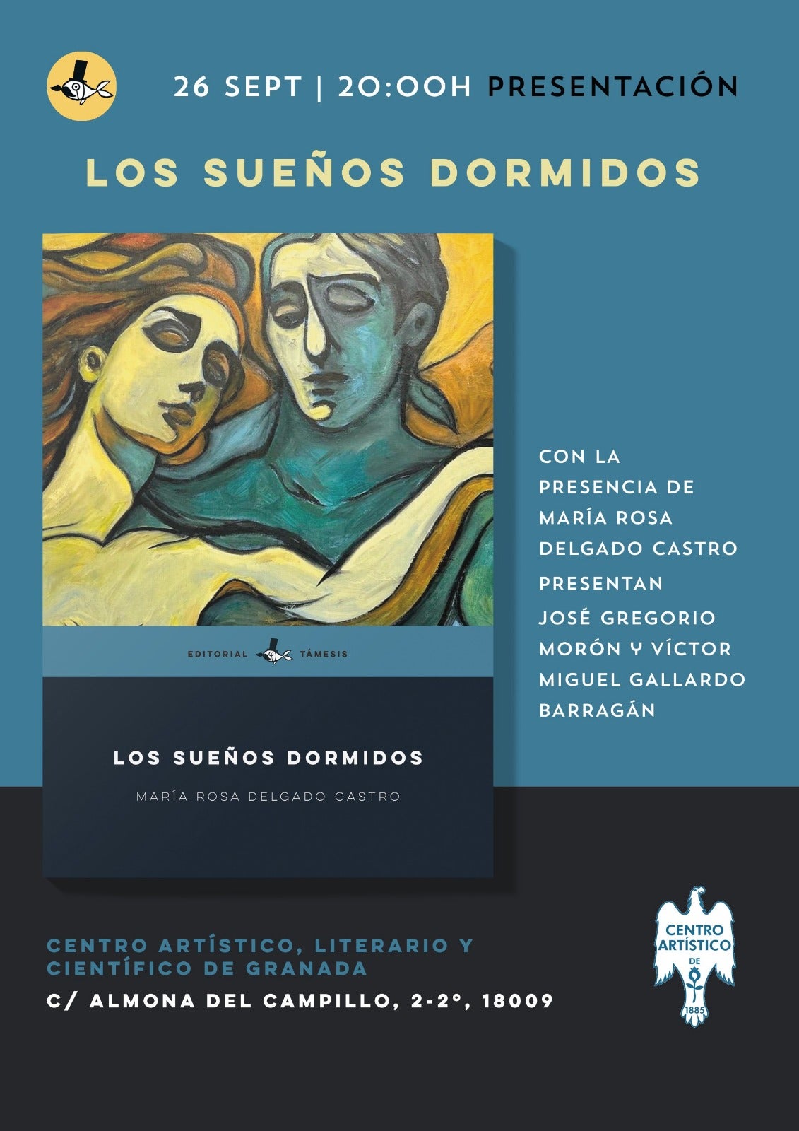 La escritora granadina María Rosa Delgado presenta 'Los sueños dormidos ...