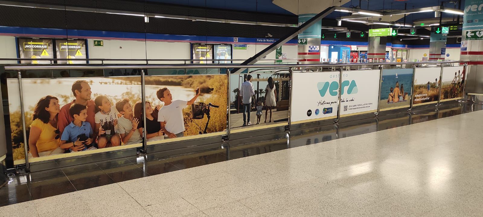 Vera viaja a Fitur con parada en las estaciones de metro | Ideal
