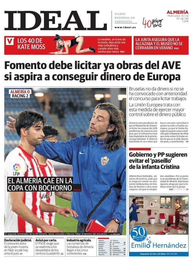 Hoy, 15 de enero, en la edición impresa de IDEAL | Ideal