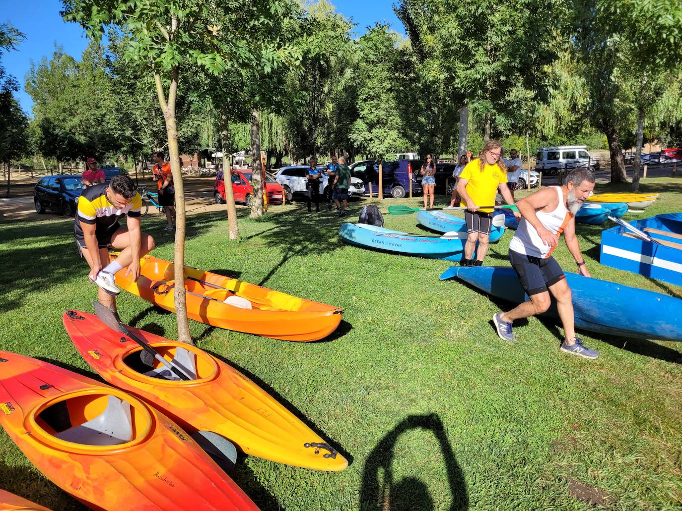 Carrera y piraguas en el río de Ciudad Rodrigo | La Gaceta de Salamanca