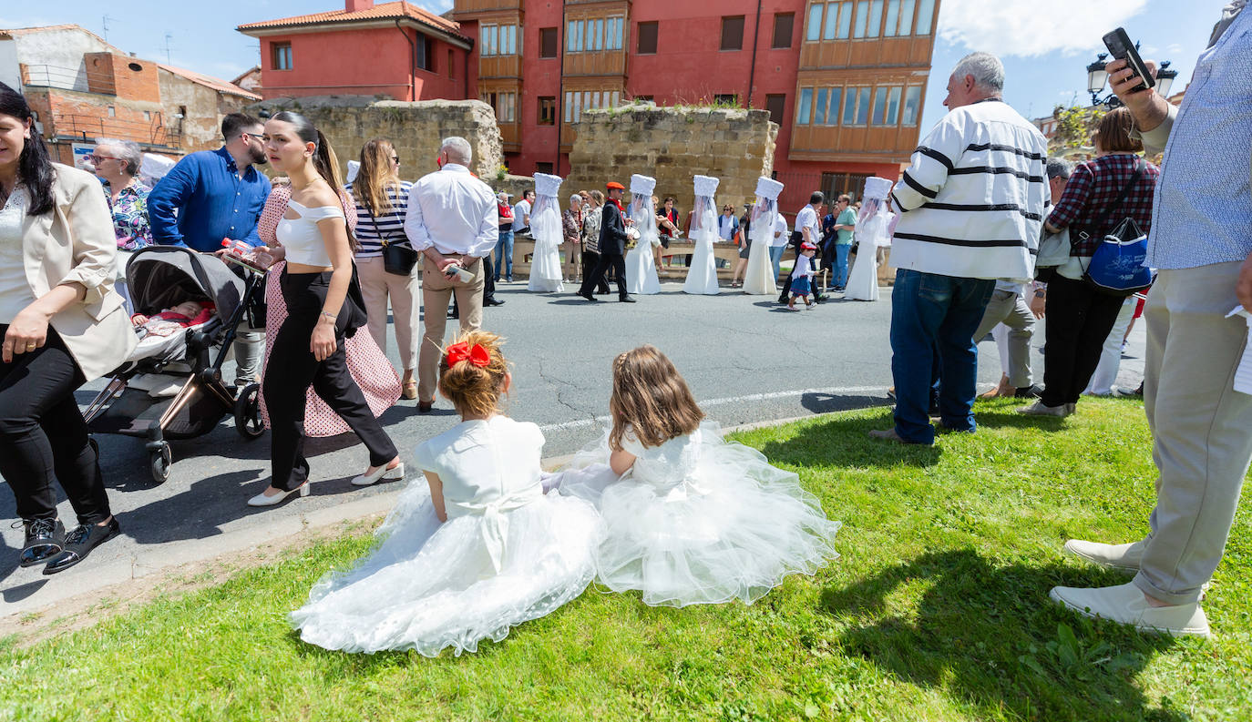 Procesión de las doncellas por las calles de Santo Domingo | La Rioja
