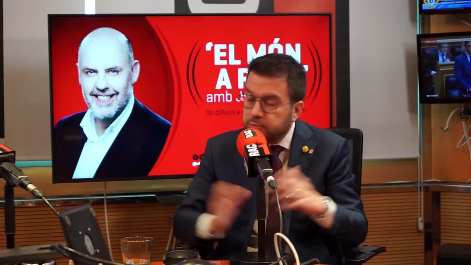 Aragonès afirma que habló el martes con Yolanda Díaz: "Si fuera Pedro ...