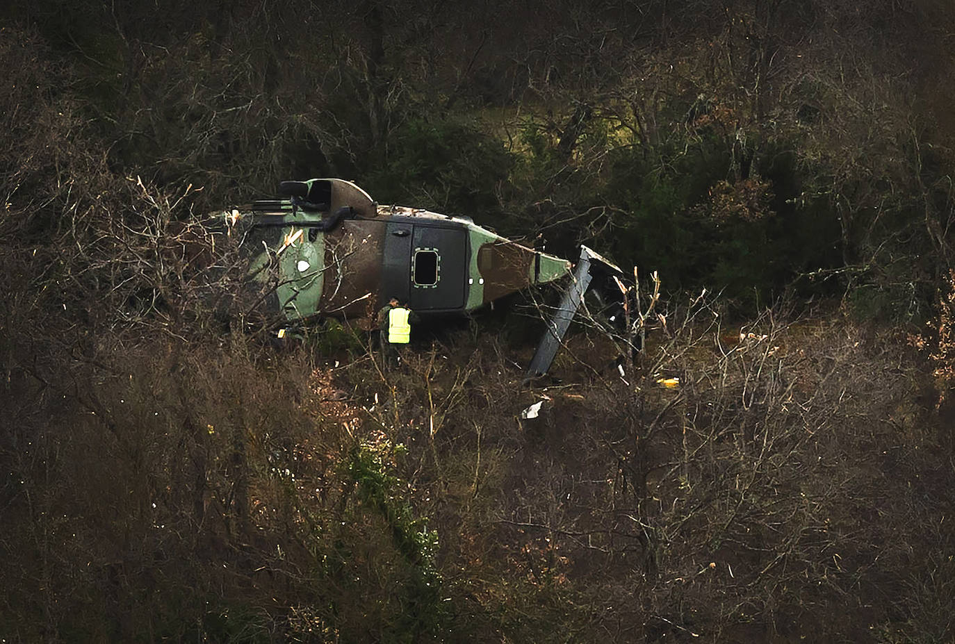 El accidente del helicóptero militar siniestrado, en imágenes | La Rioja
