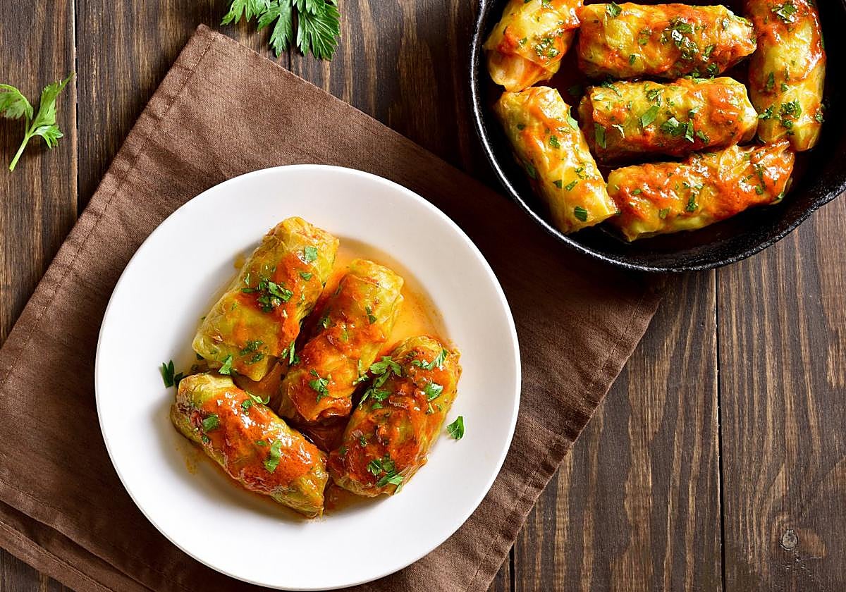 La receta de nuestra nutricionista: sarmale, el rollo de col con alma ...