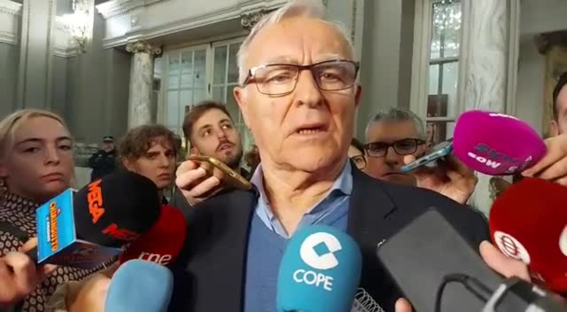 El alcalde de Valencia, Joan Ribó, habla sobre en qué punto se ...