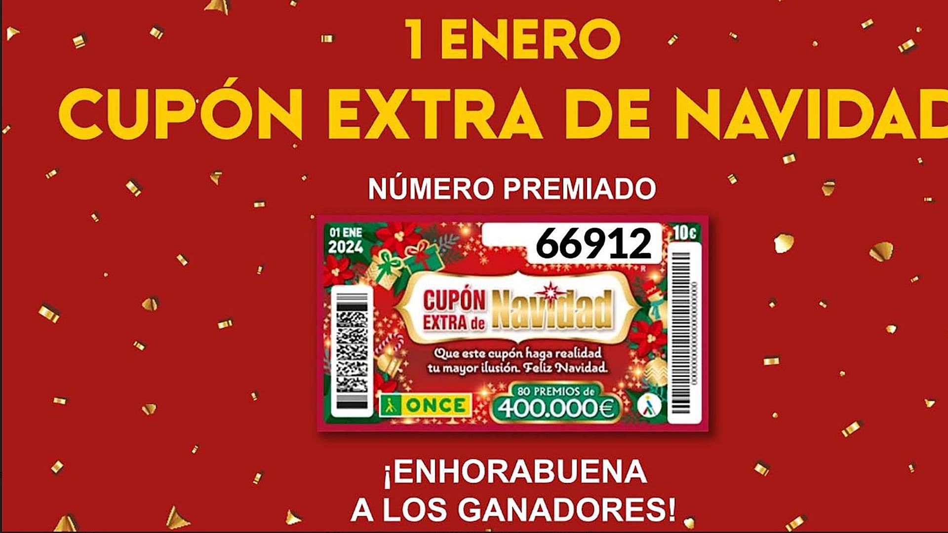 Sorteo Extra de la ONCE hoy: números premiados y comprobar resultados ...
