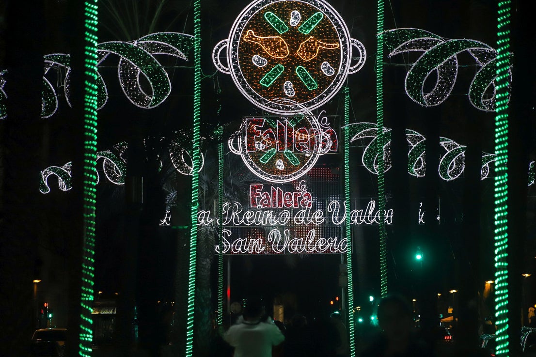 Encendido de luces en las Fallas de Valencia 2025 | Las Provincias