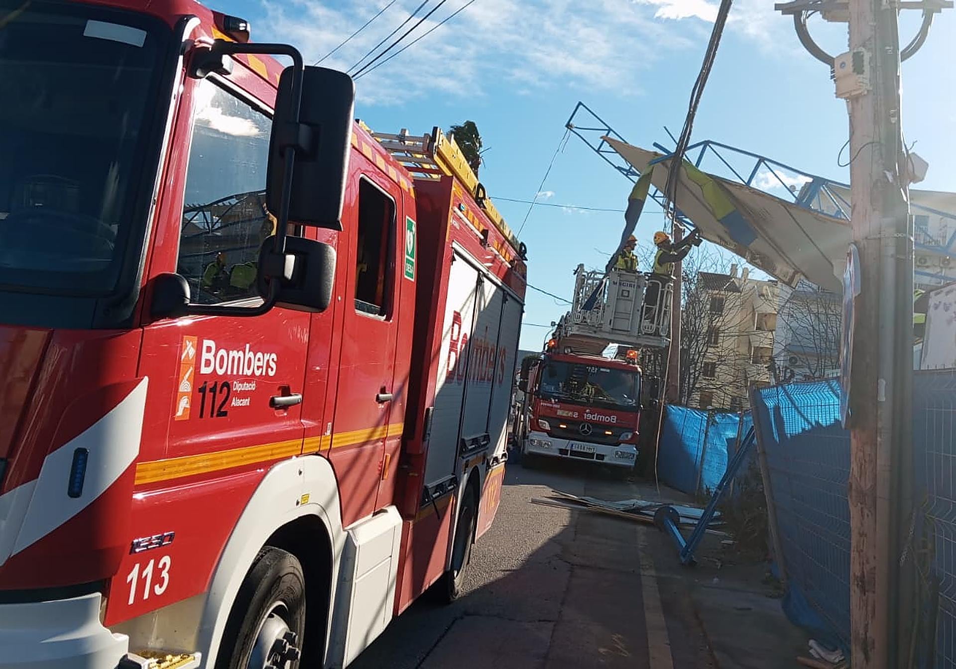 Caída de ramas, desprendimientos y una mujer herida por las fuertes ...