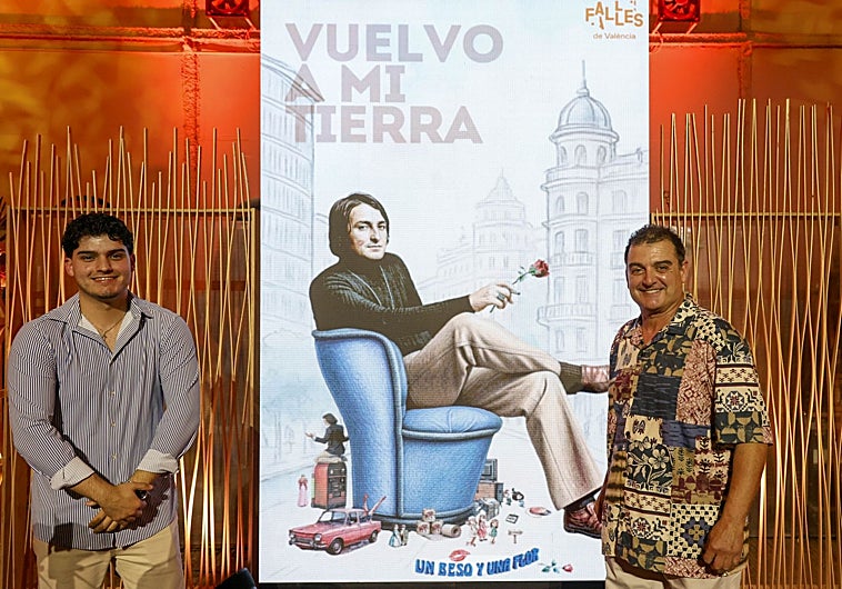 Fallas 2027 | Nino Bravo, como en su casa en la plaza del Ayuntamiento ...