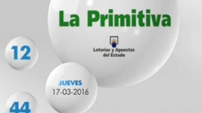 Comprobar resultados de la Primitiva de hoy jueves 17 de marzo. Combinación ganadora, números ...