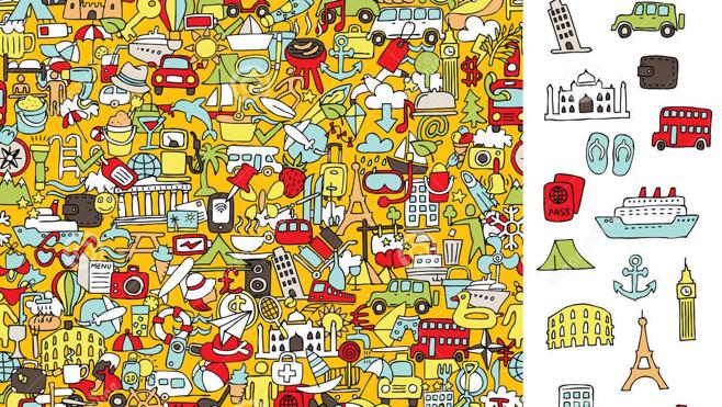 Encuentra los 17 objetos en esta ilustración | Las Provincias