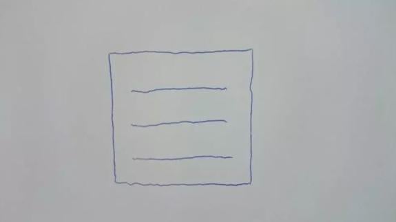 Solución | ¿Eres capaz de dibujar un cuadrado con tres líneas? | Las ...