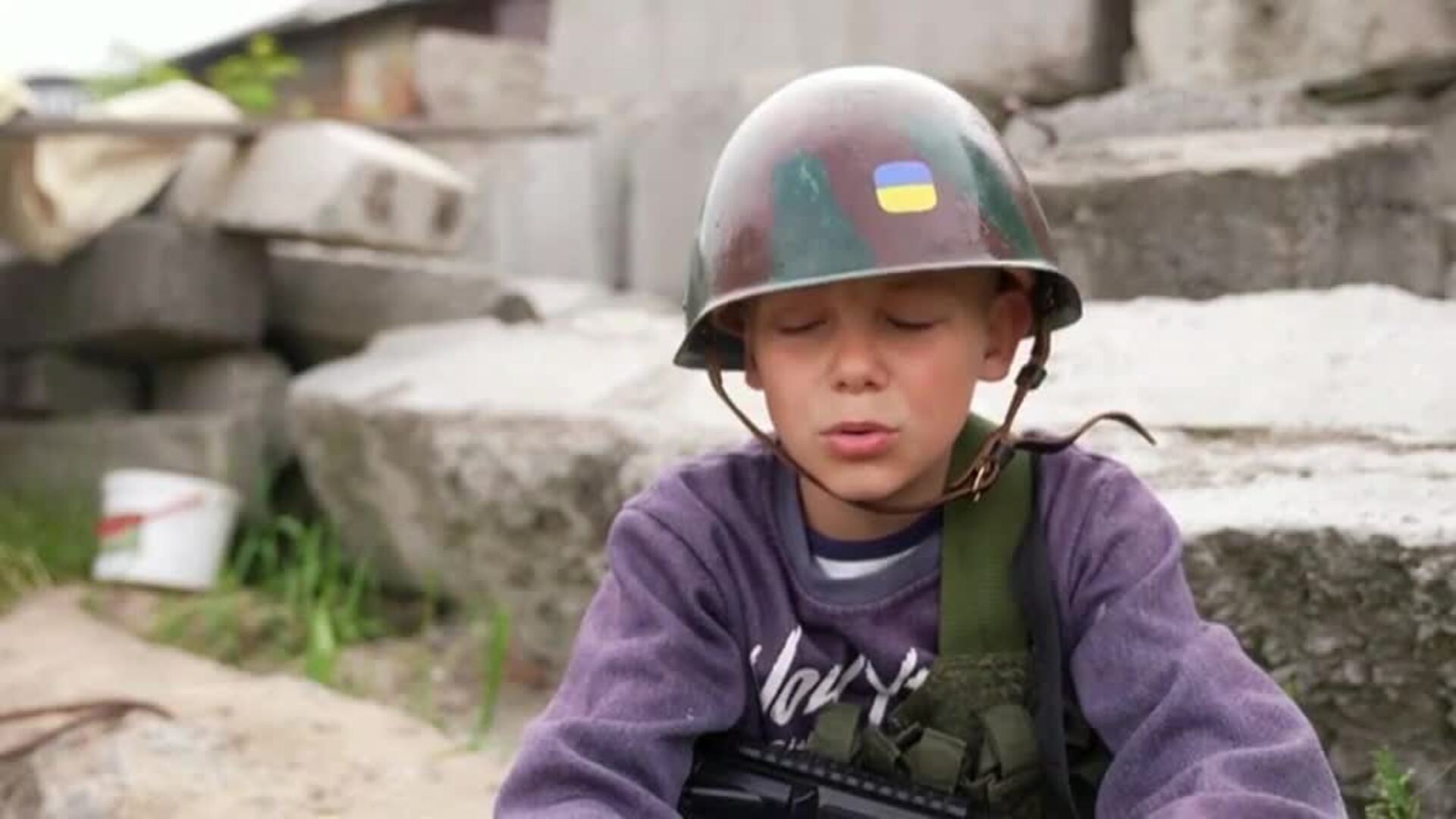La guerra ha sido mucho más que un juego para los pequeños Andrii y ...