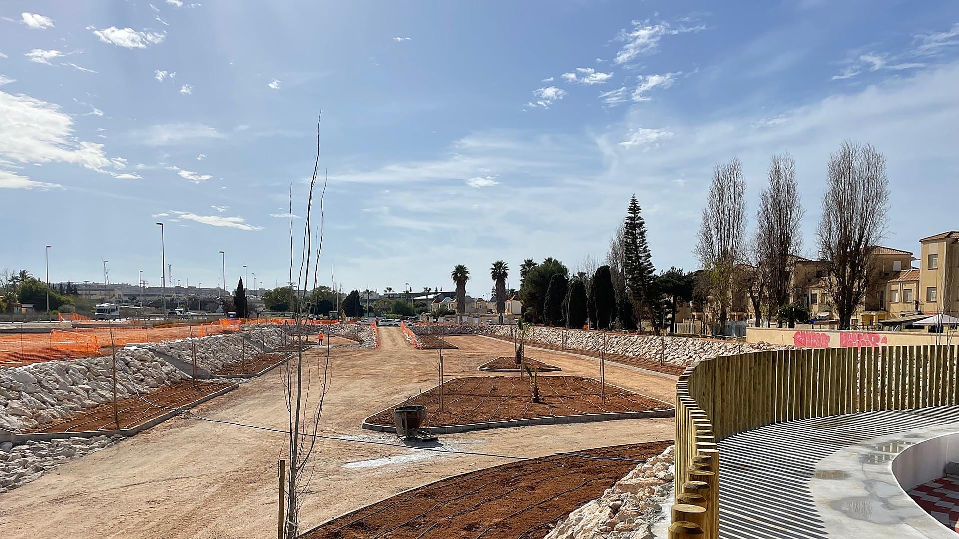 El nuevo parque inundable de Doña Inés en Torrevieja estará terminado ...