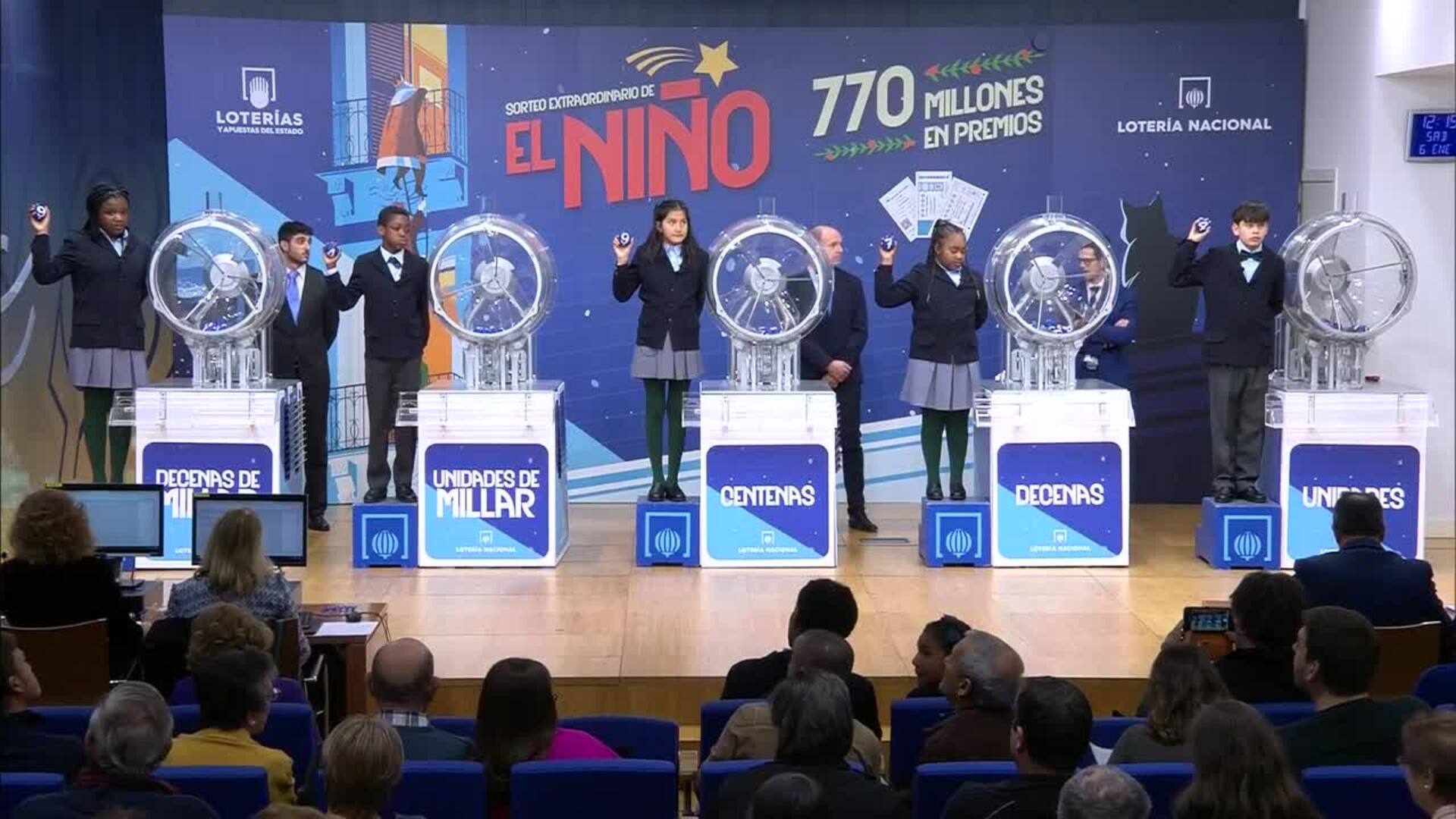 El 94.974, primer premio del sorteo de la Lotería del Niño 2024 | La Verdad