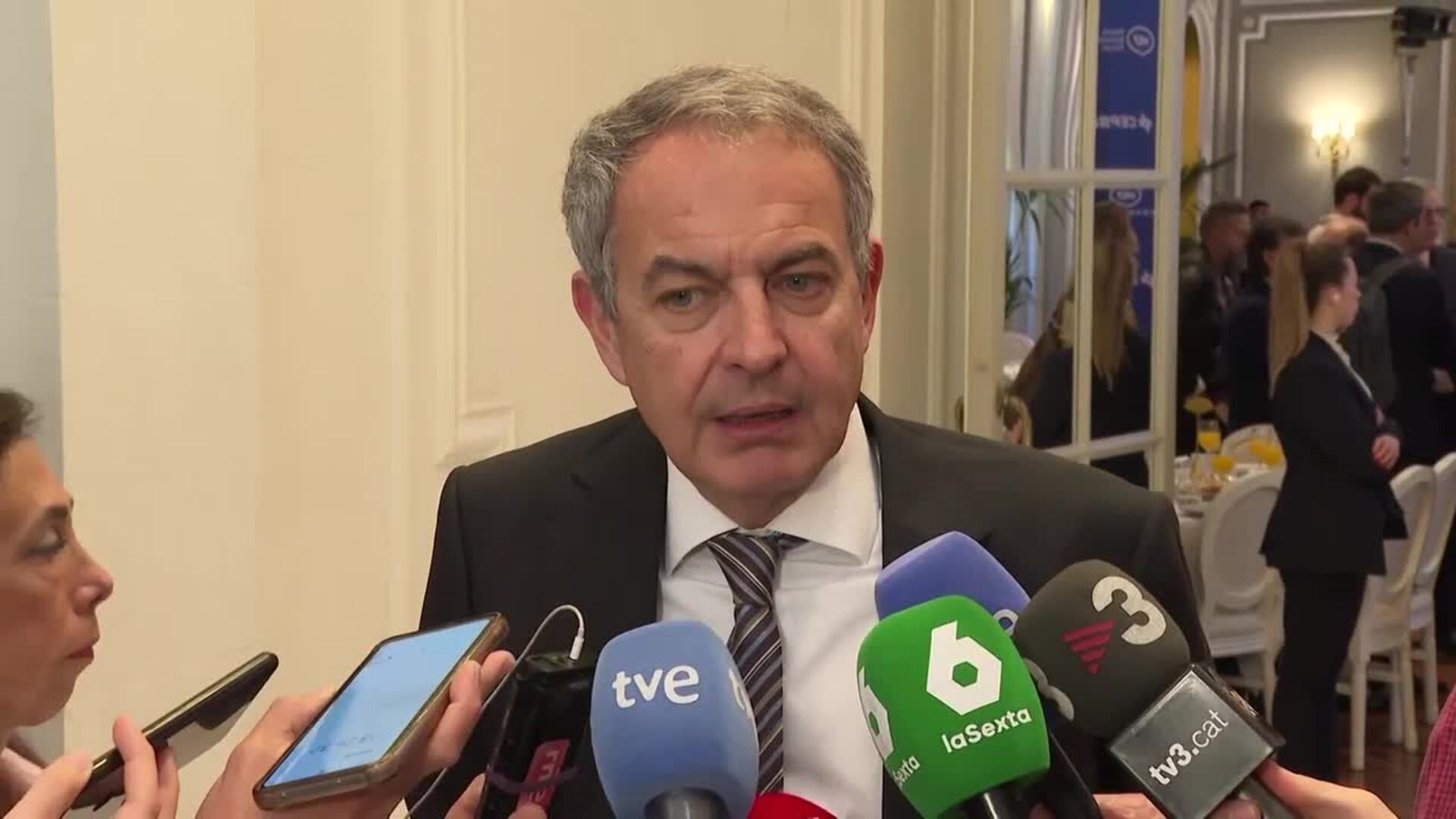 Zapatero destaca que que las movilizaciones propalestinas "han tardado ...