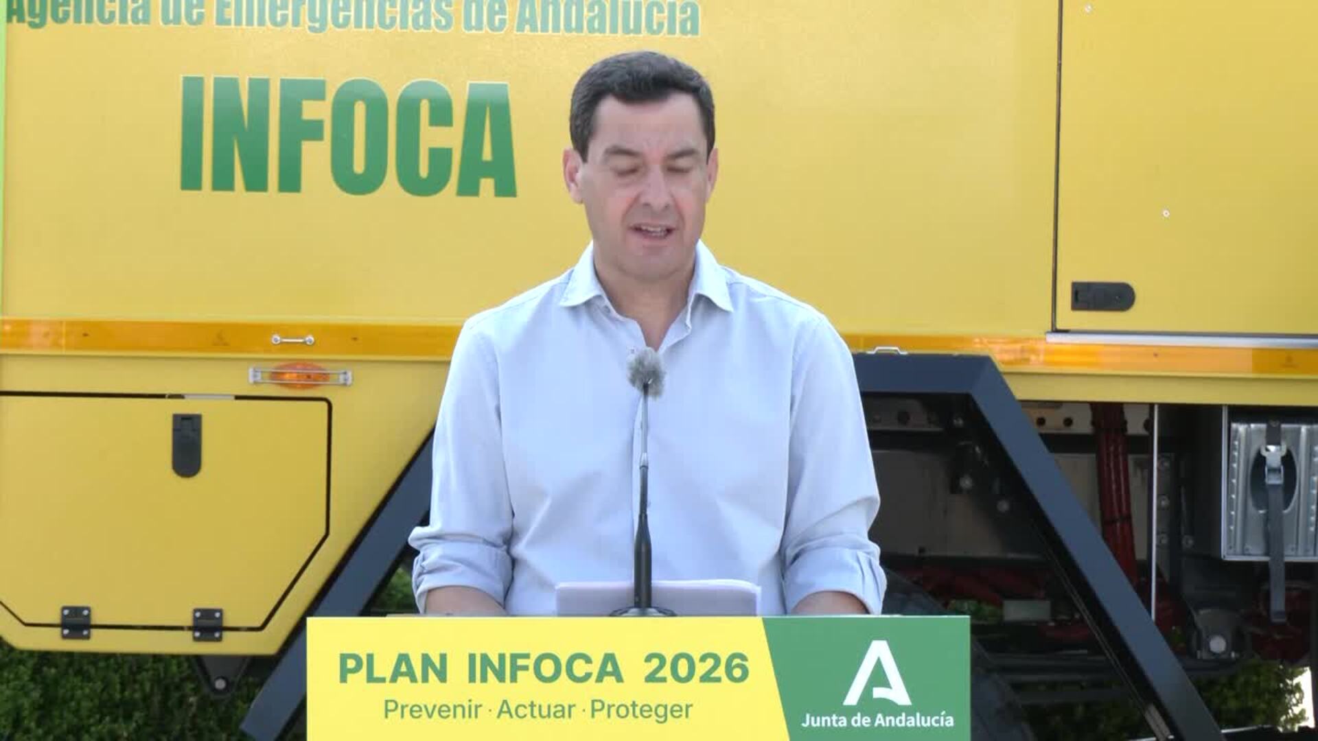 Moreno pide al Gobierno trato igualitario en la lucha contra incendios ...