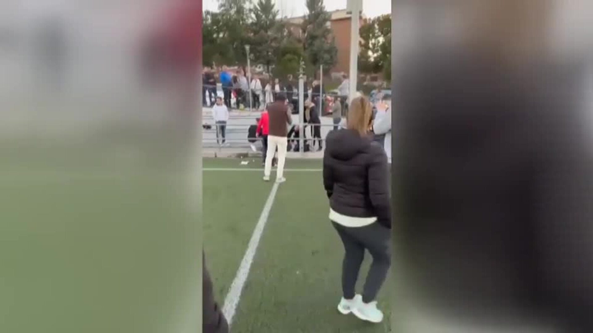 La mujer que irrumpió armada en un partido infantil en Madrid es la ...