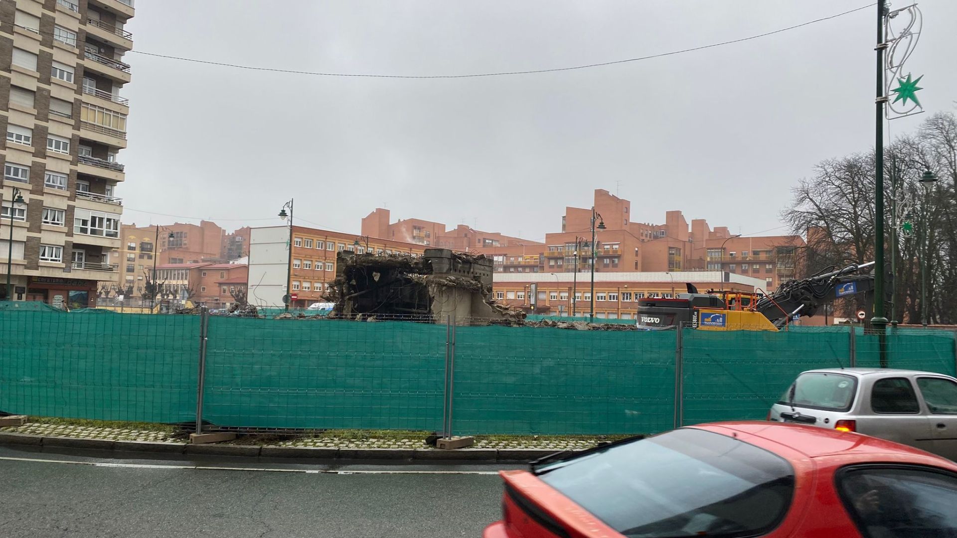 Así evolucionan las obras en la glorieta Carlos Pinilla | leonoticias.com
