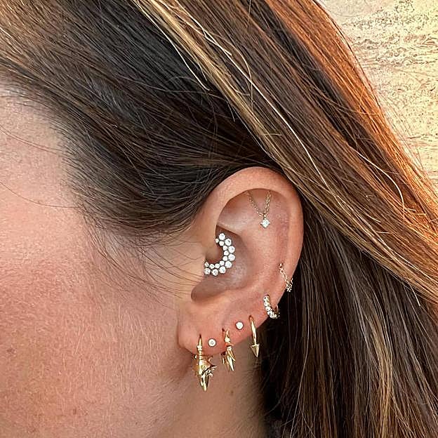Tipos de piercing en la oreja: los pendientes que más favorecen | Mujerhoy