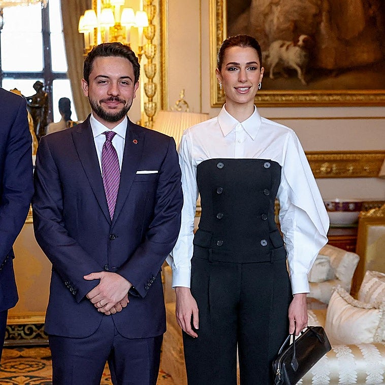El lookazo de Rawja de Jordania que ha hecho sombra a Kate Middleton ...