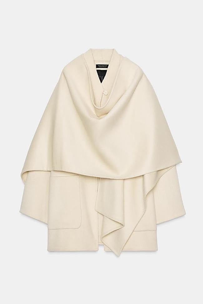 Los abrigos tipo capa de Zara que van a arrasar este invierno | Mujerhoy