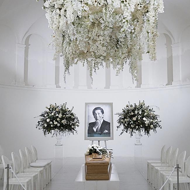 Lo que no se vio del funeral de Valentino: por qué no asistieron sus ...