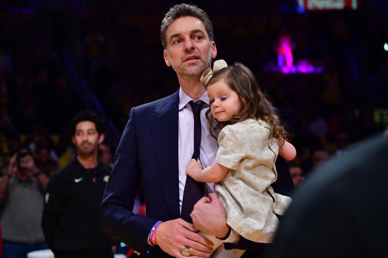 Las mejores imágenes del gran día de Pau Gasol: Lakers retira el '16 ...