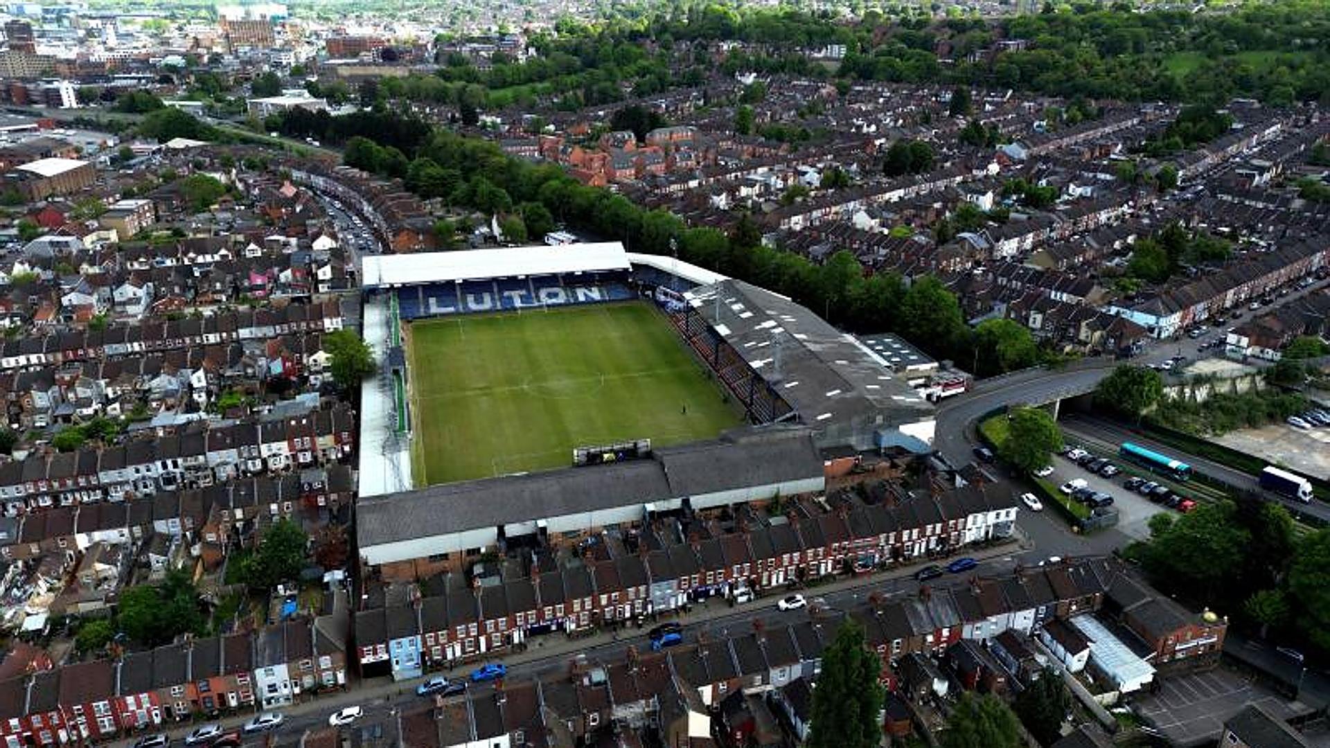 Kenilworth Road, el estadio del Luton, nuevo equipo de la Premier ...
