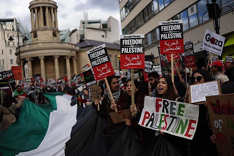 Las protestas a favor de Palestina se extienden por todo el mundo | El ...