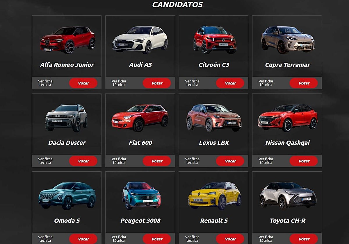 These are the candidates for the ABC Car of the Year 2025 Award ...