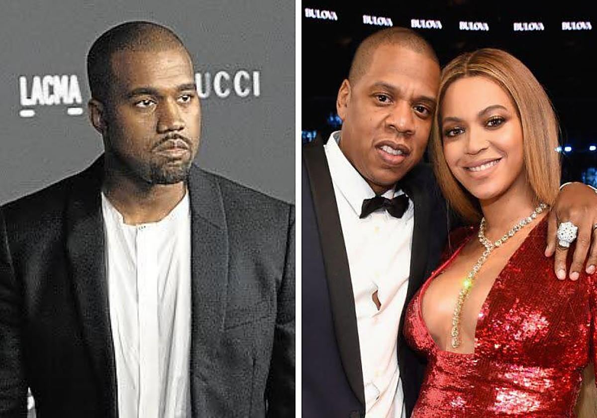 Kanye West attacks Jay-Z and Beyoncé's children while Kim Kardashian seeks full custody of her ...