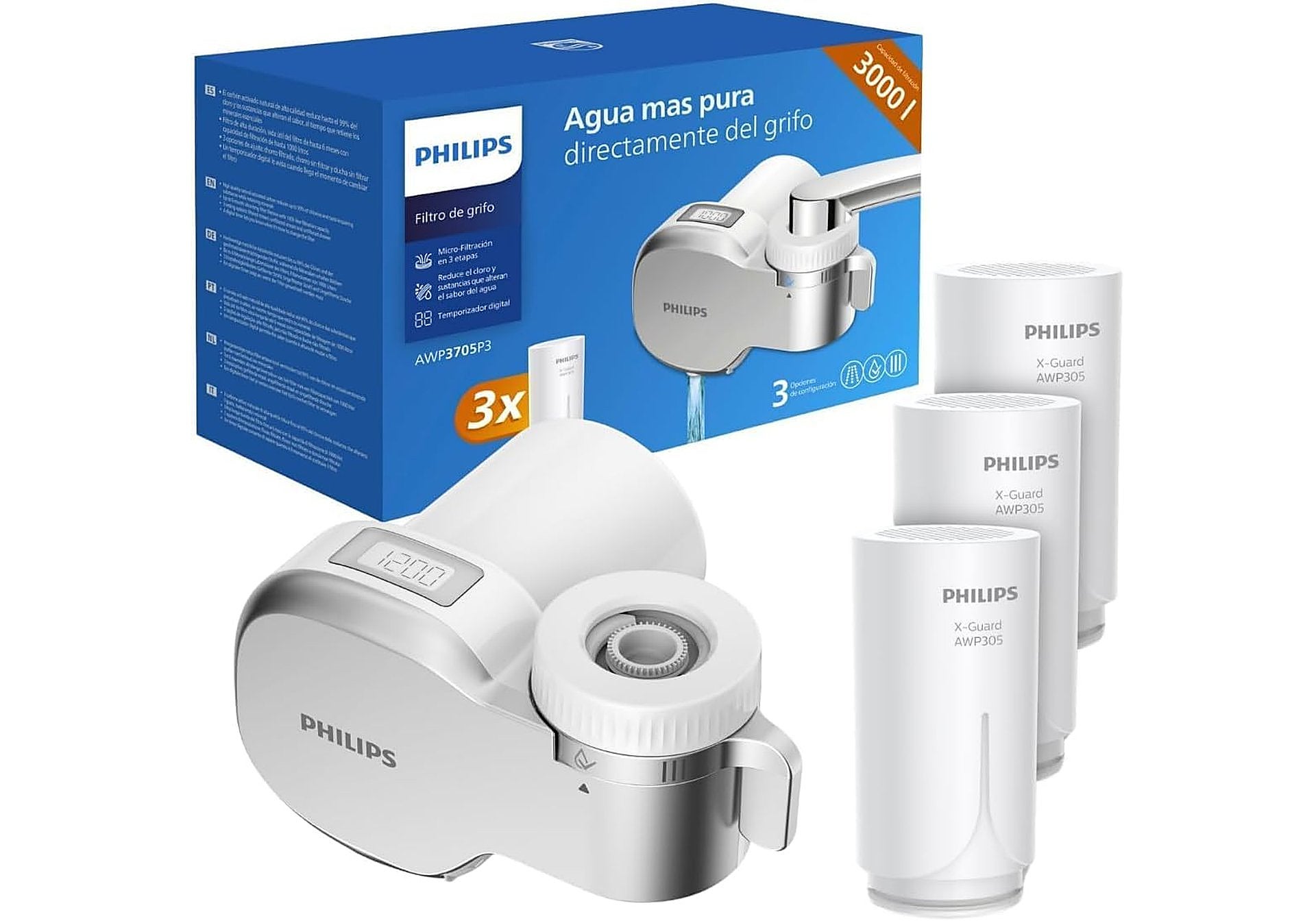 Filtro de agua Ontap Philips: olvídate del cloro y ahorra con agua pura ...